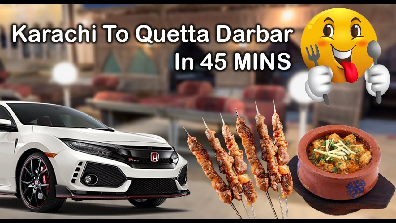 Karachi to Quetta Darbar In 45 Minutes Road Trip | Vlog 3 | 🤤 - YouTube