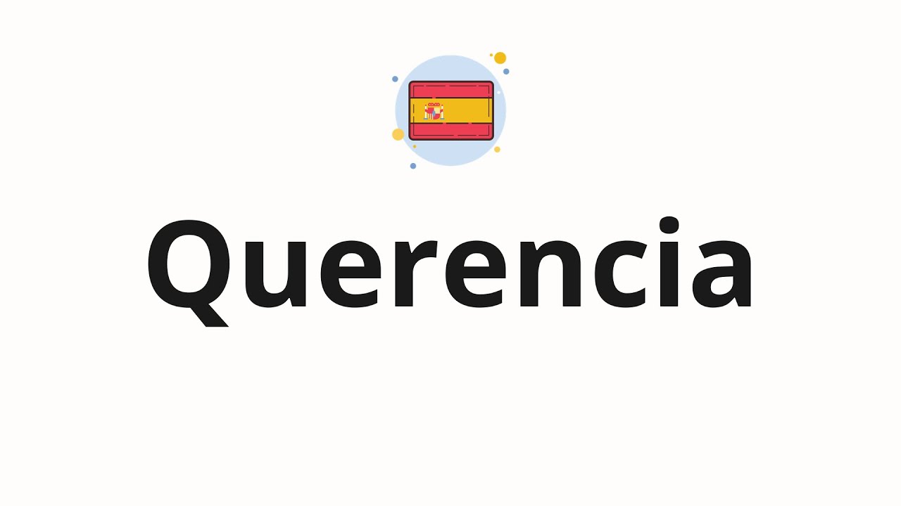 How to pronounce Querencia - YouTube