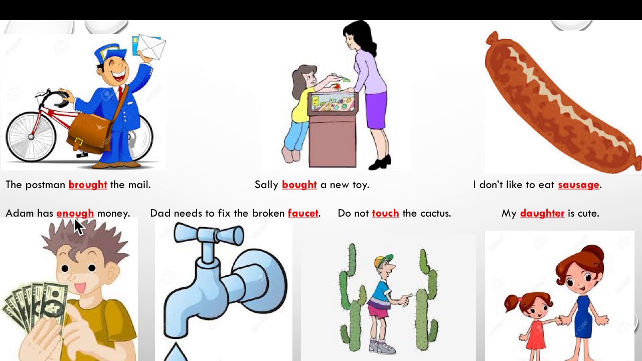 Gr3 Vowel Sound au, augh, ou, ough - YouTube