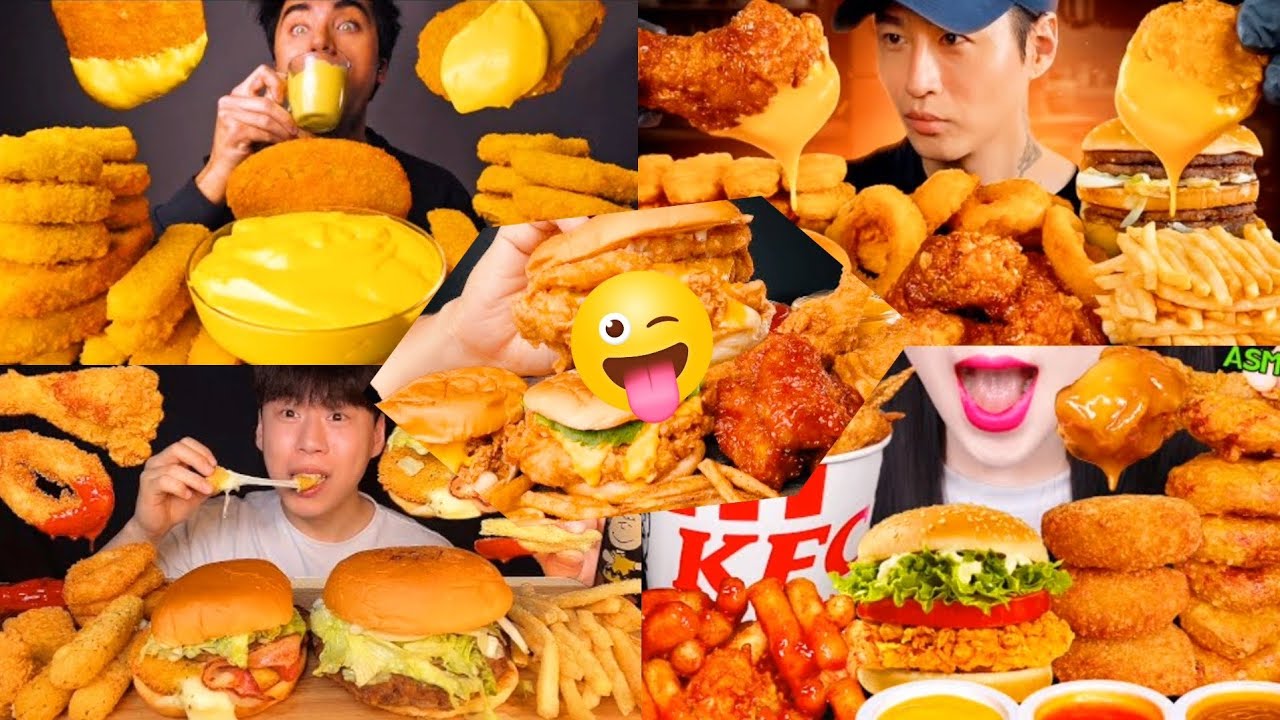 MOST POPULAR *MENU* FROM DIFFERENT COUNTRIES|ASMR MUKBANG FAST FOOD ...