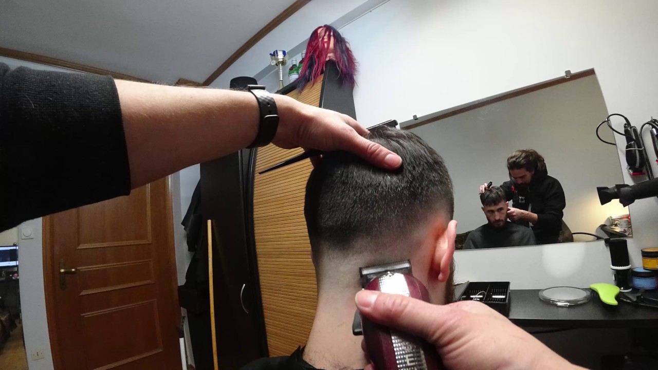 4K Timelapse Haircut - Undercut First Person with Sony FDR-X3000R - YouTube