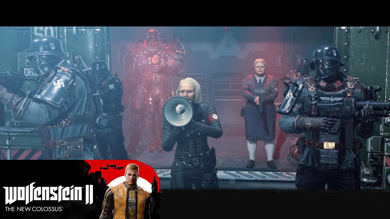 Wolfenstein II: The New Colossus Gameplay 1 no commentary - YouTube