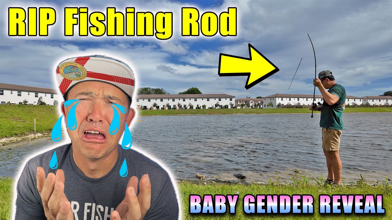 Peacock Bass RIP Fishing Rod & My Baby Gender Reveal!!! - YouTube
