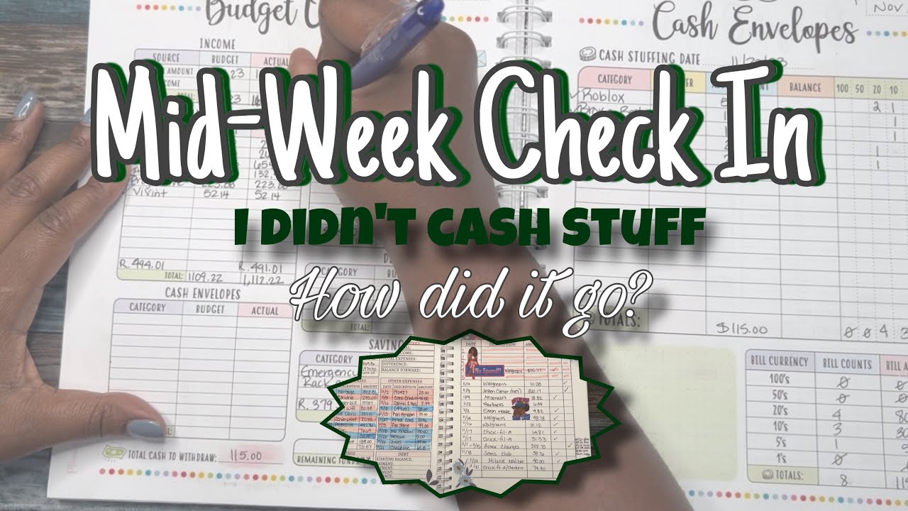 Mid-Week Check In | LOW INCOME | Paycheck Budget - YouTube