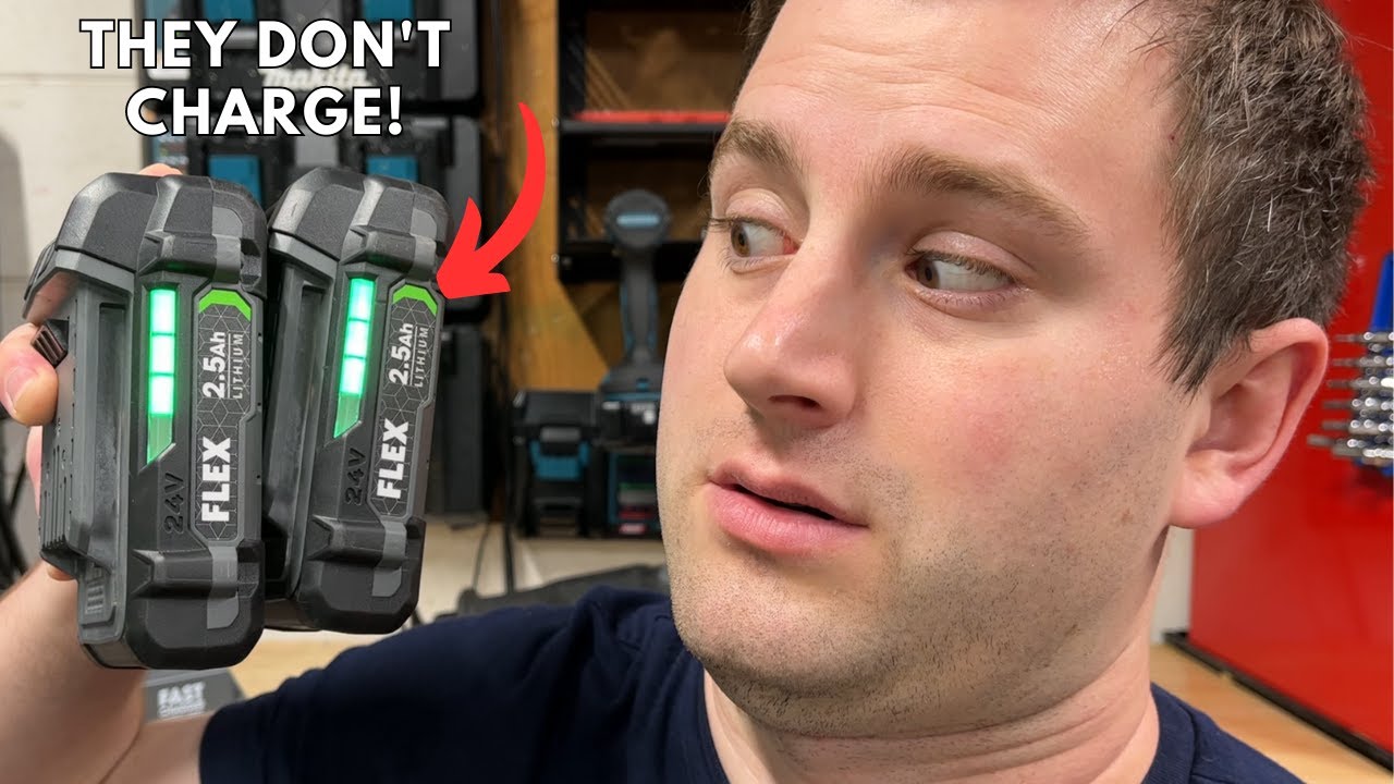 FLEX WE HAVE A PROBLEM! | All my Flex 24v Batteries won't hold a charge after less than a year ...
