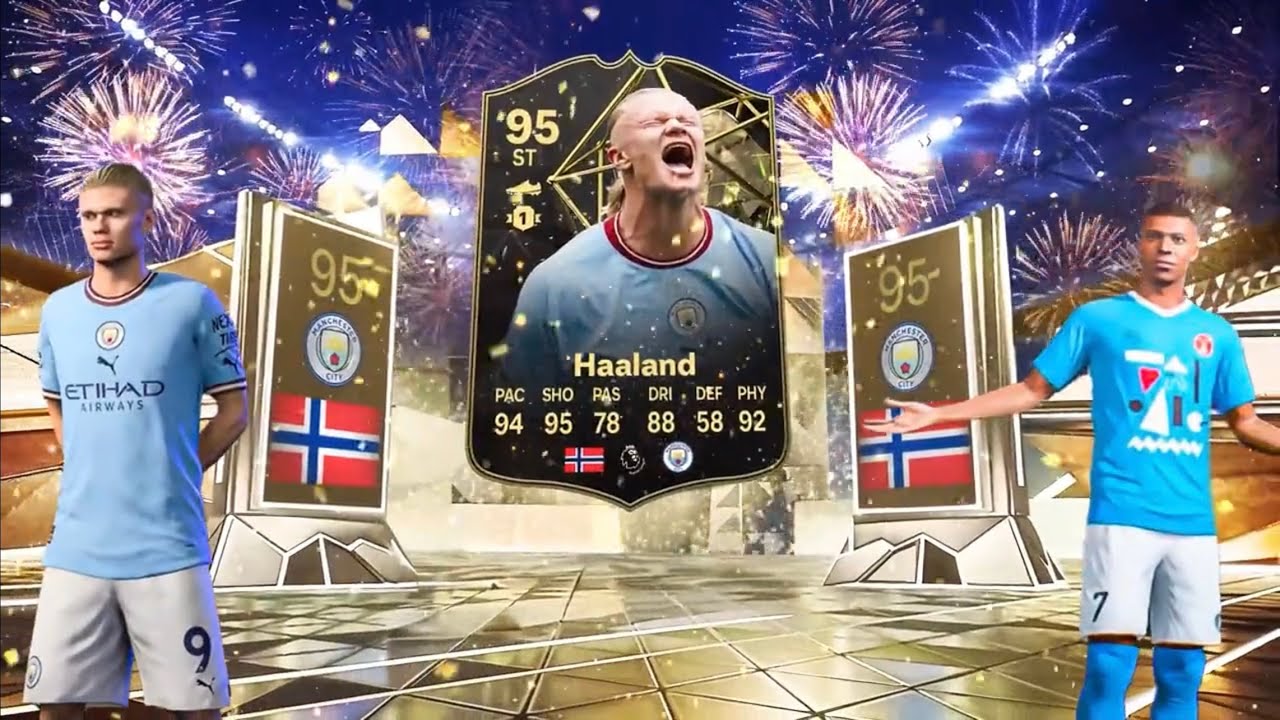 Haaland mbappe Double Walkout Animation for EAFC 24! - YouTube