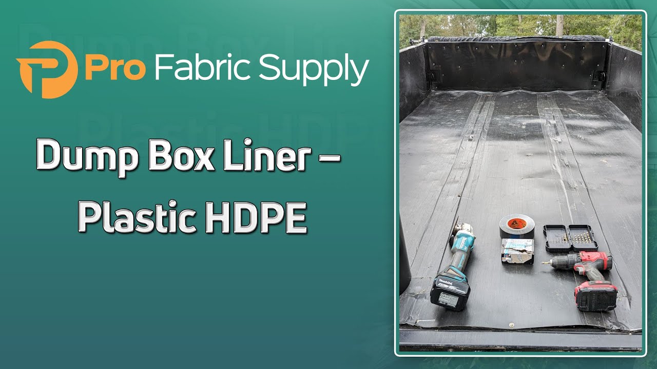 Dump Box Liner – Plastic HDPE - YouTube