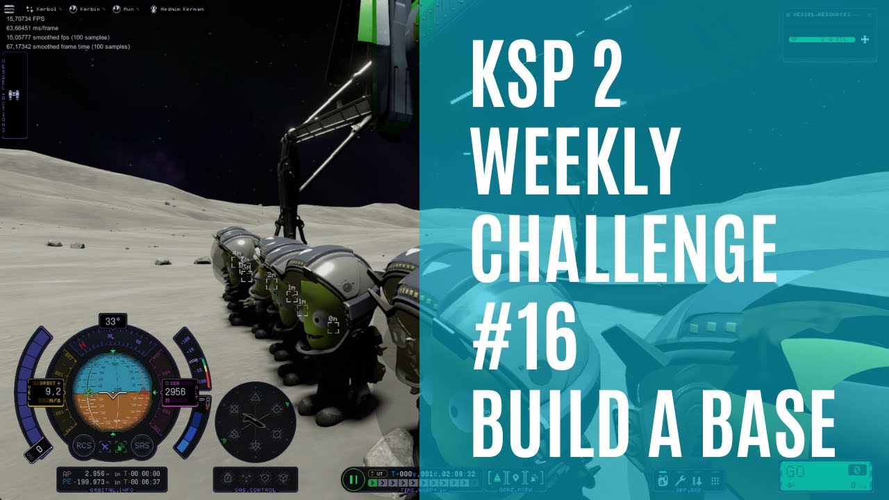 [ENG] KSP 2 Weekly Challenge - Build a Base - YouTube