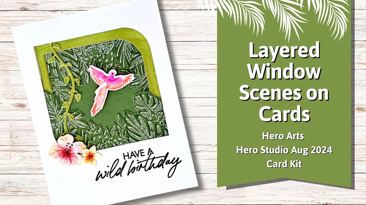 How to Create Stunning Layered Window Scenes on Cards | Hero Arts Hero ...