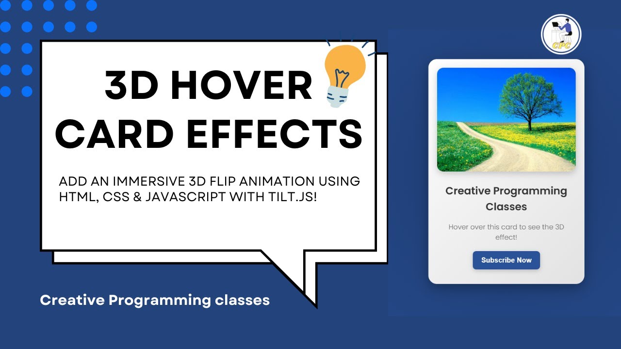 🚀 Stunning 3d Hover Card Effect 💻 Webdesign Html Css Coding 3111