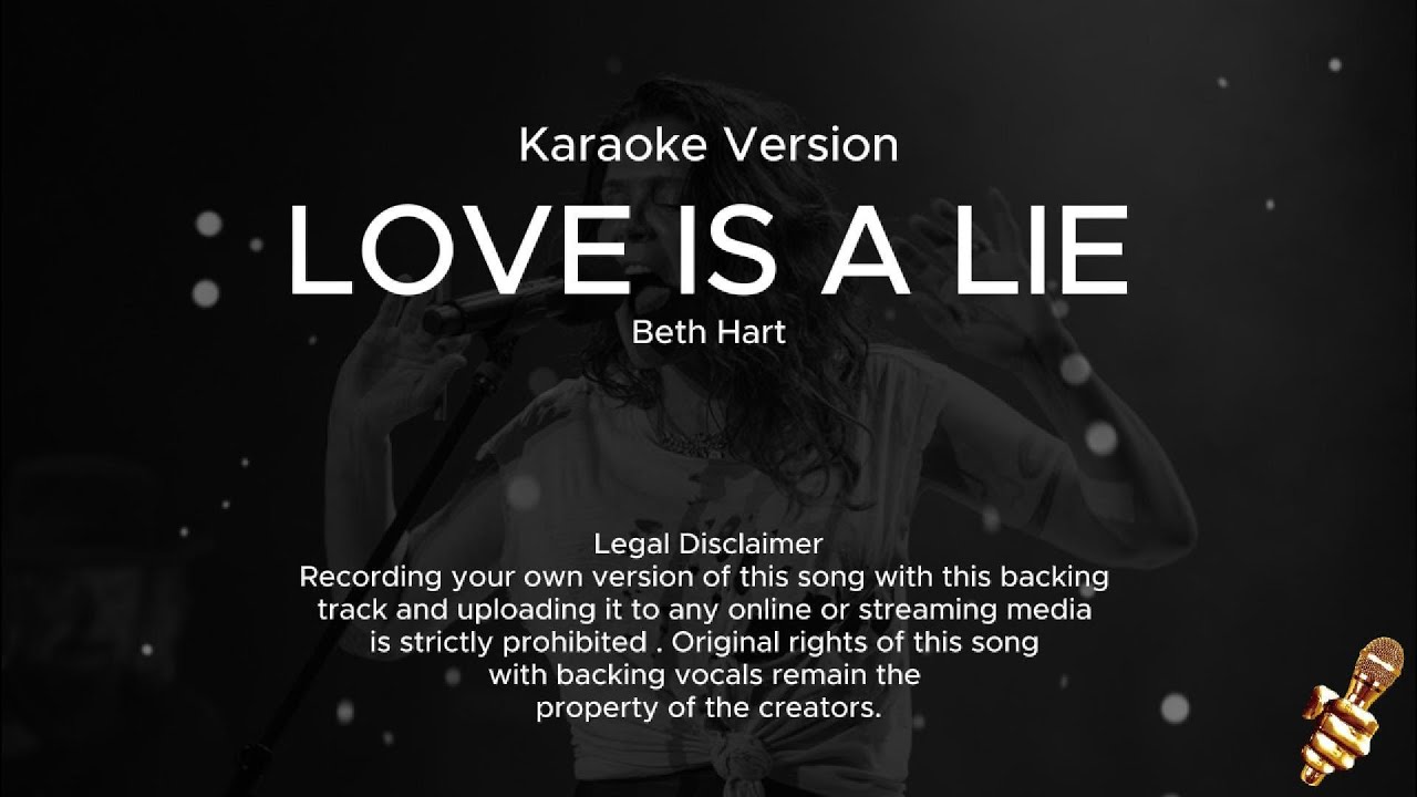 Beth Hart - Love Is A Lie (Karaoke Version) - YouTube