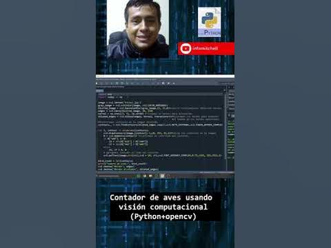 Contador de aves en imágenes a color, mediante visión computacional en python+opencv - YouTube