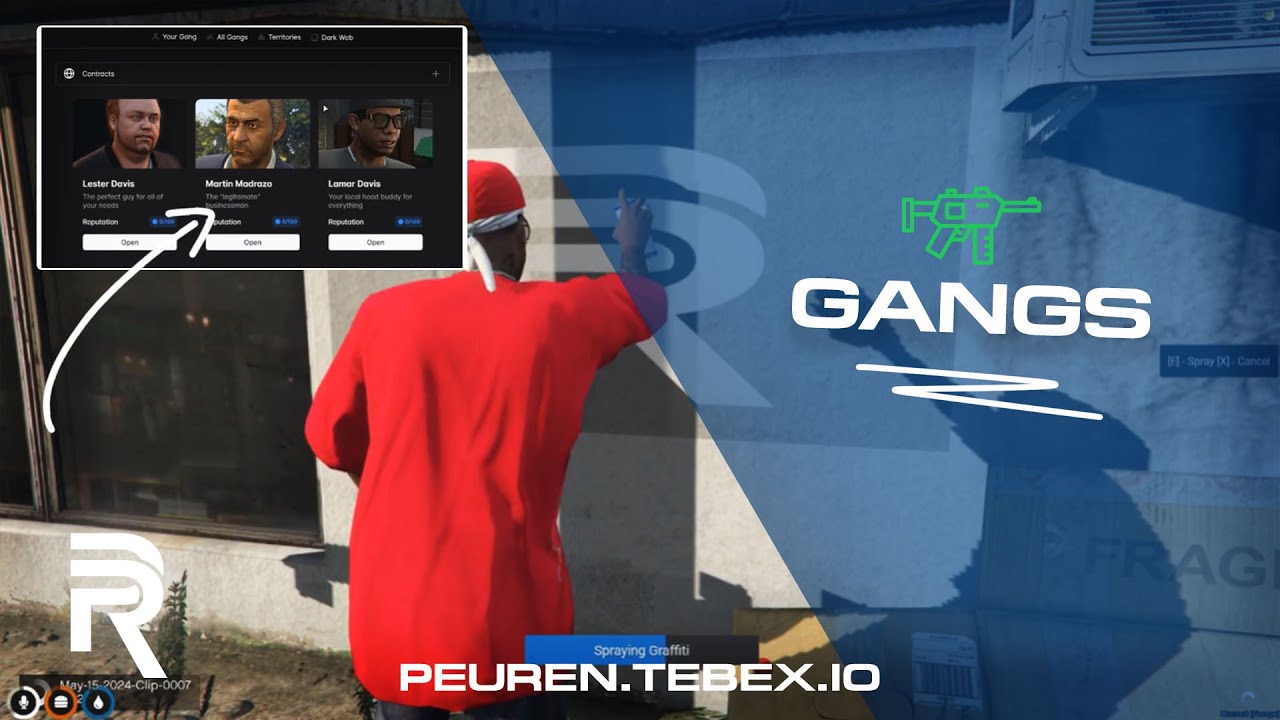 PeuRen Development - Gangs | In-Depth Showcase (FiveM) - YouTube