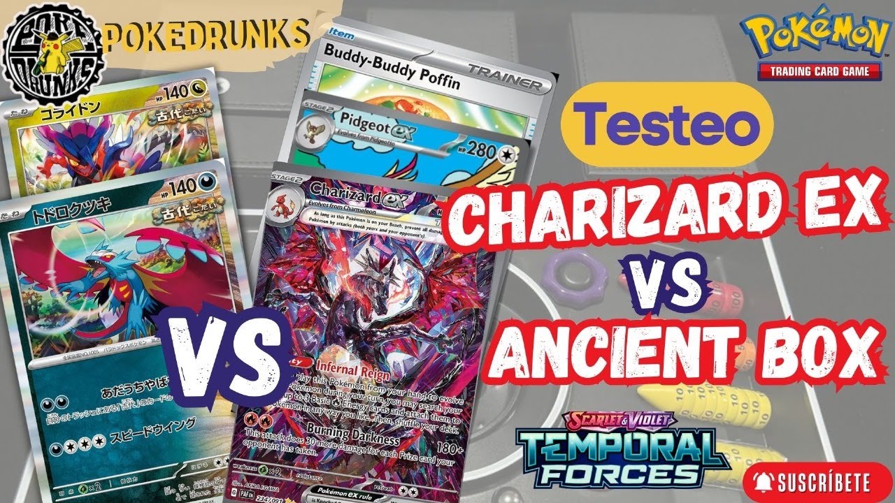 Pokemon TCG Testing Decks Temporal Forces Charizard Ex Vs Ancient Box ...