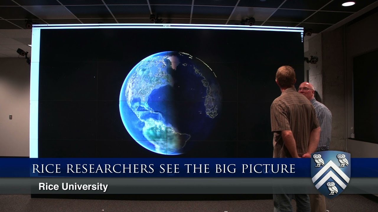 Visualization lab at Rice allows interaction with scientific data on ...