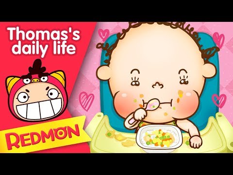 Let's eat! | Thomas′s daily life | REDMON - YouTube