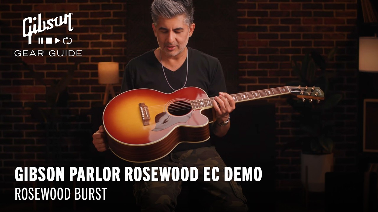 Gibson Modern Collection acoustic guitars: Gibson Parlor Rosewood EC ...