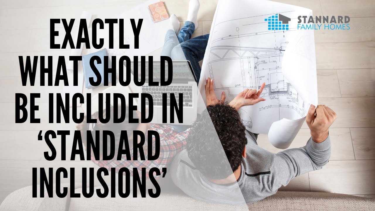 Exactly What Should Be Included In ‘Standard Inclusions’ - YouTube