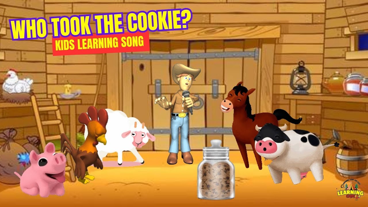 Who Took The Cookie? (Farm Animals Version) | Kids Songs - YouTube
