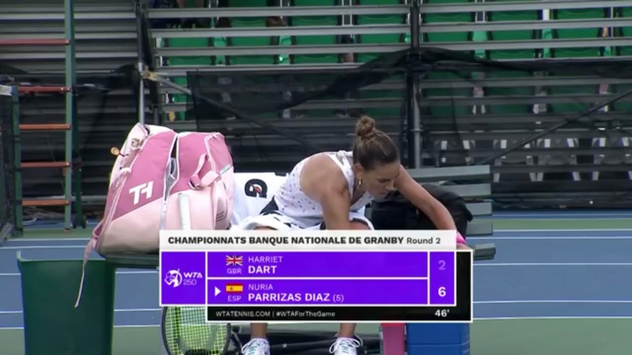 Harriet Dart vs Nuria Parrizas Diaz Live Tennis Coverage WTA Granby ...