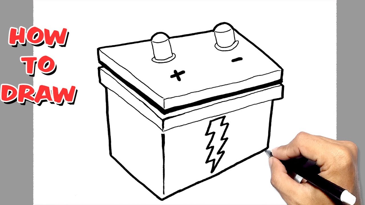 Car Battery Sketch