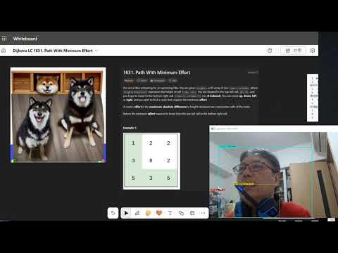 C++ Dijkstra演算解爬山省力路徑Leetcode問題1631 Path With Minimum Effort - YouTube