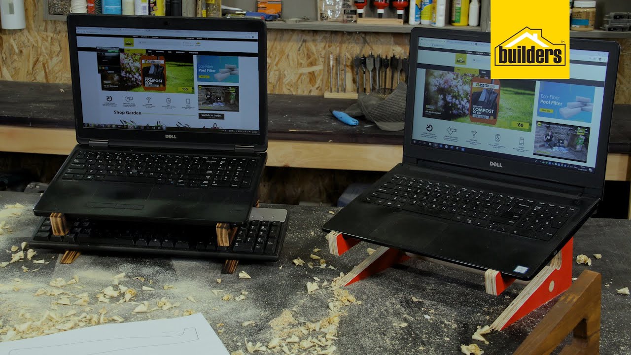 How to Make a Laptop Stand - YouTube