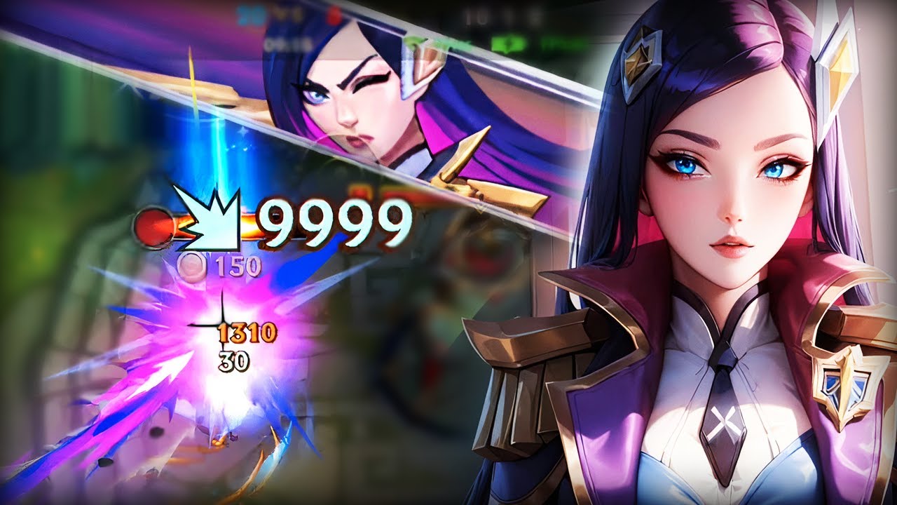 Battle Academia Caitlyn Gameplay - Build & Runes - Wild Rift - YouTube