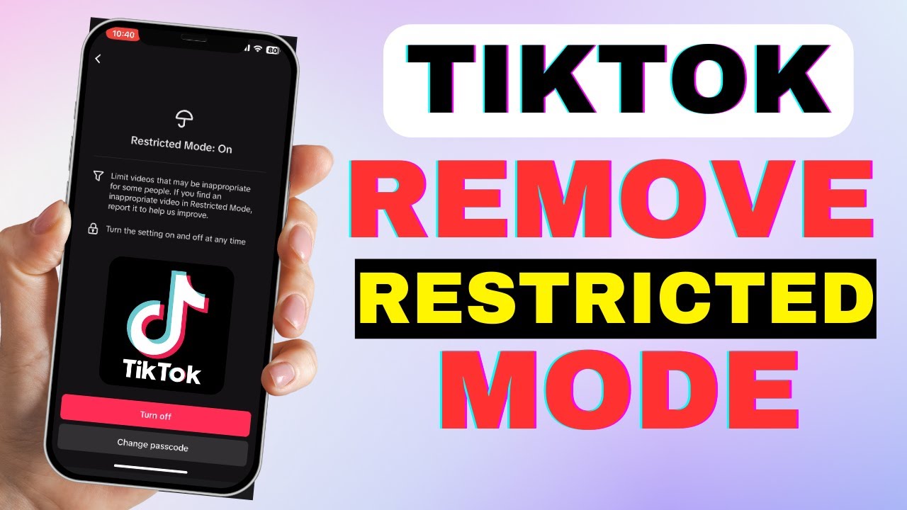 How To Remove Disable Restricted Mode On TikTok - YouTube