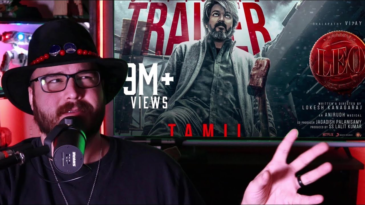 American Reacts to : LEO (Trailer) - YouTube