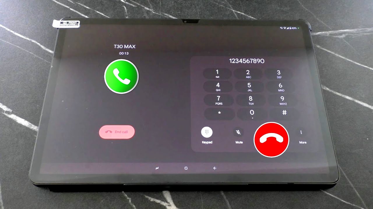 Doogee T30 Max Tab Incoming Call - YouTube