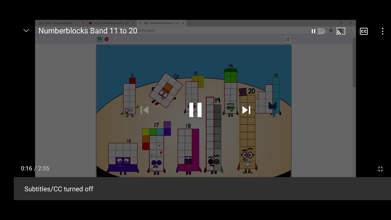 numberblocks 1-20 band (you must wear your headphones) - YouTube