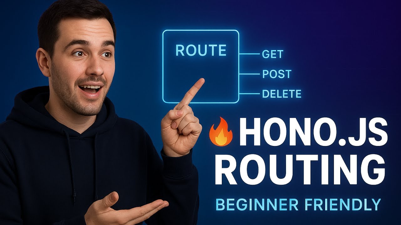 ⚡ Hono.js Basic Routing Tutorial | GET, POST, PUT, DELETE Explained 🚀🔥 ...