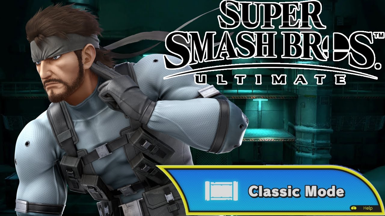Super Smash Bros Ultimate Snake Classic Mode Can I beat my old 6.5 ...