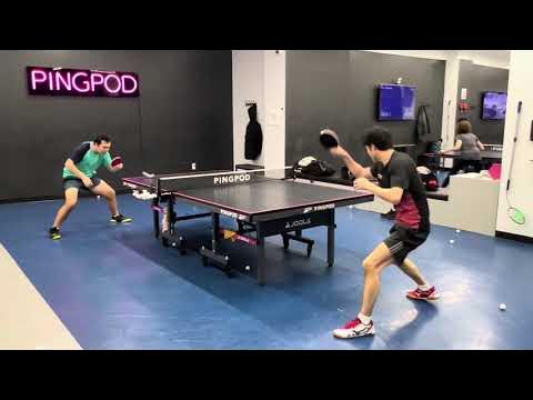 Jeremy Hazin x Kaden Xu training at PingPod - YouTube