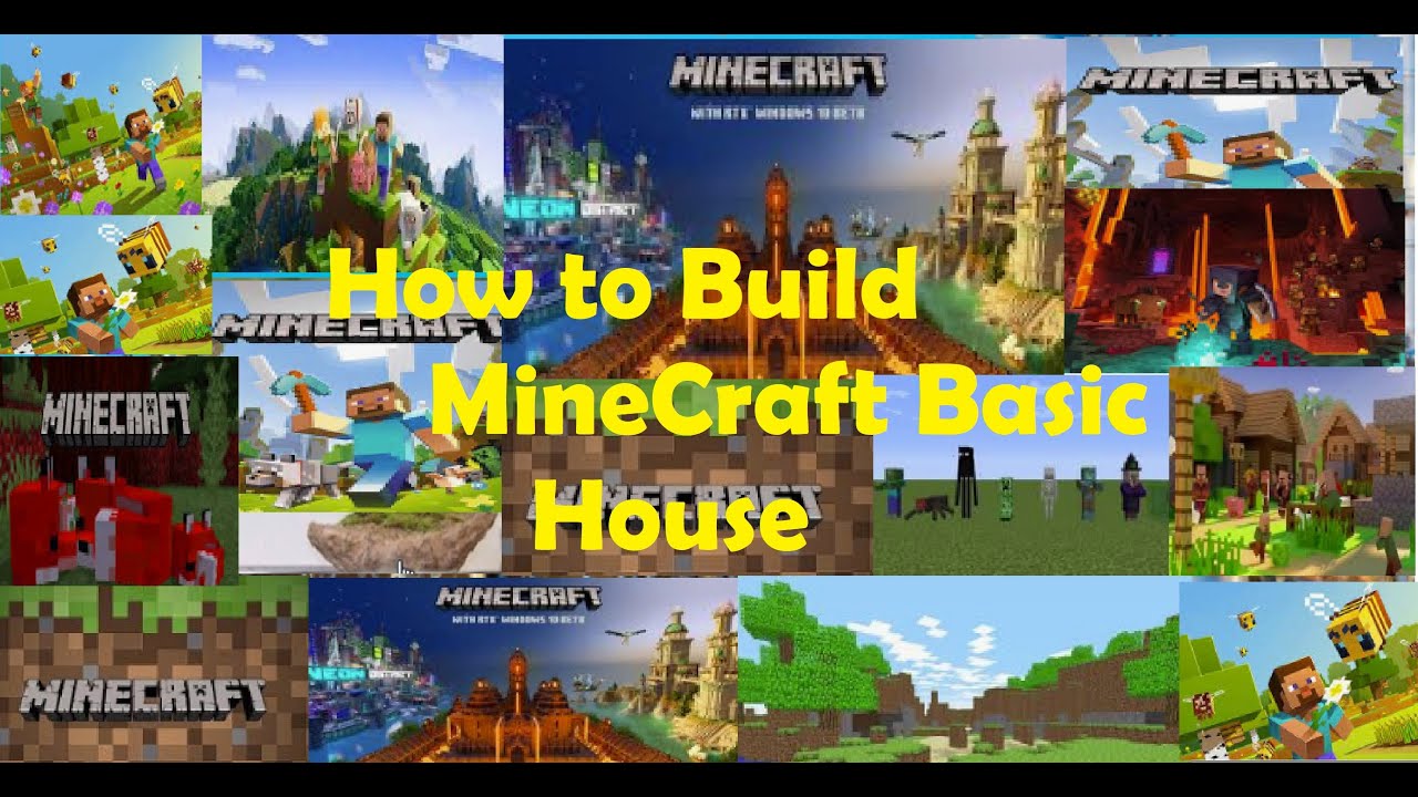 HOW TO BUILD MINECRAFT BASIC HOUSE - YouTube