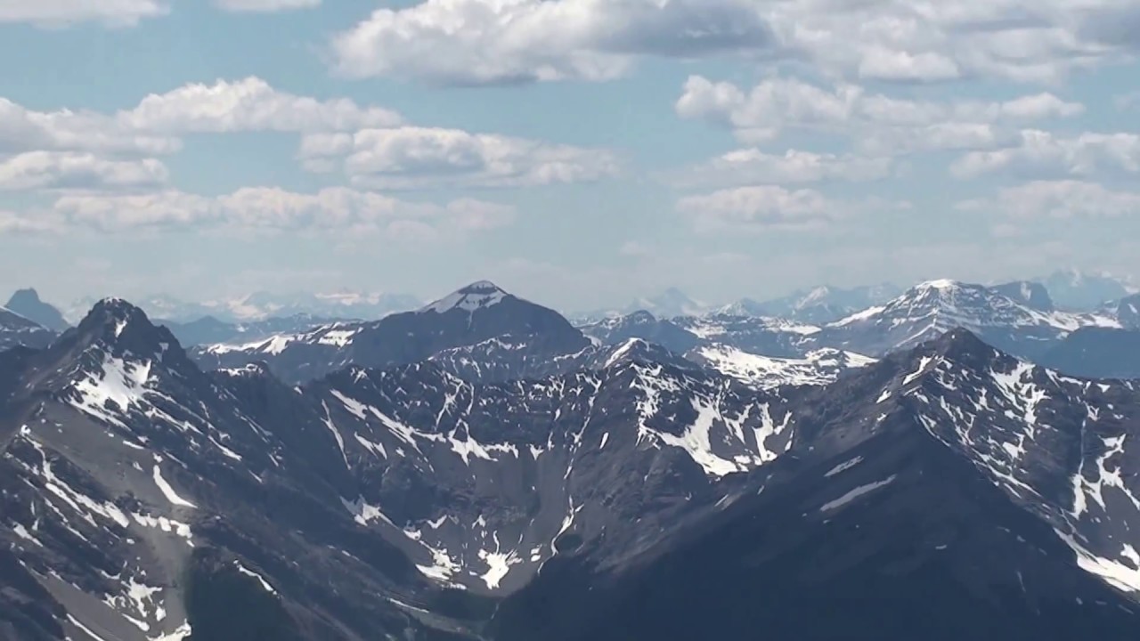 Mount Rundle main summit trip near Banff town - YouTube