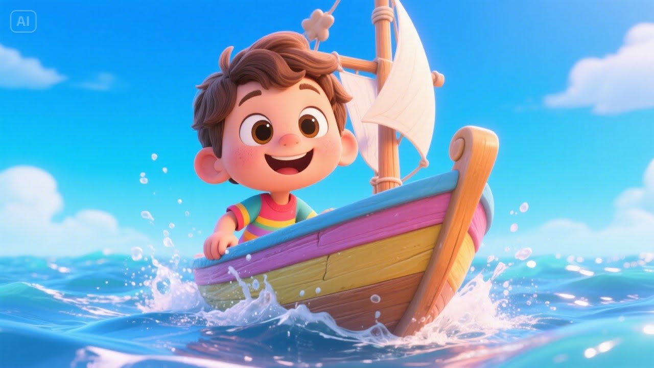 Big Boat on the Wavy Sea | Fun Counting and Ocean Adventure Song for ...