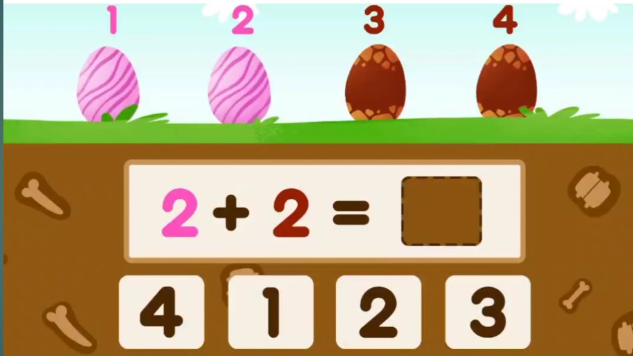 Easy Addition in English for ukg class | Addition | Math Worksheet ...