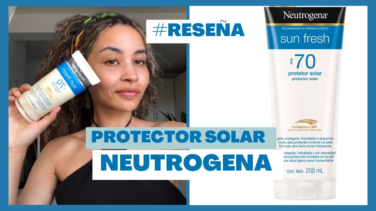 Neutrogena protector solar sun fresh - YouTube