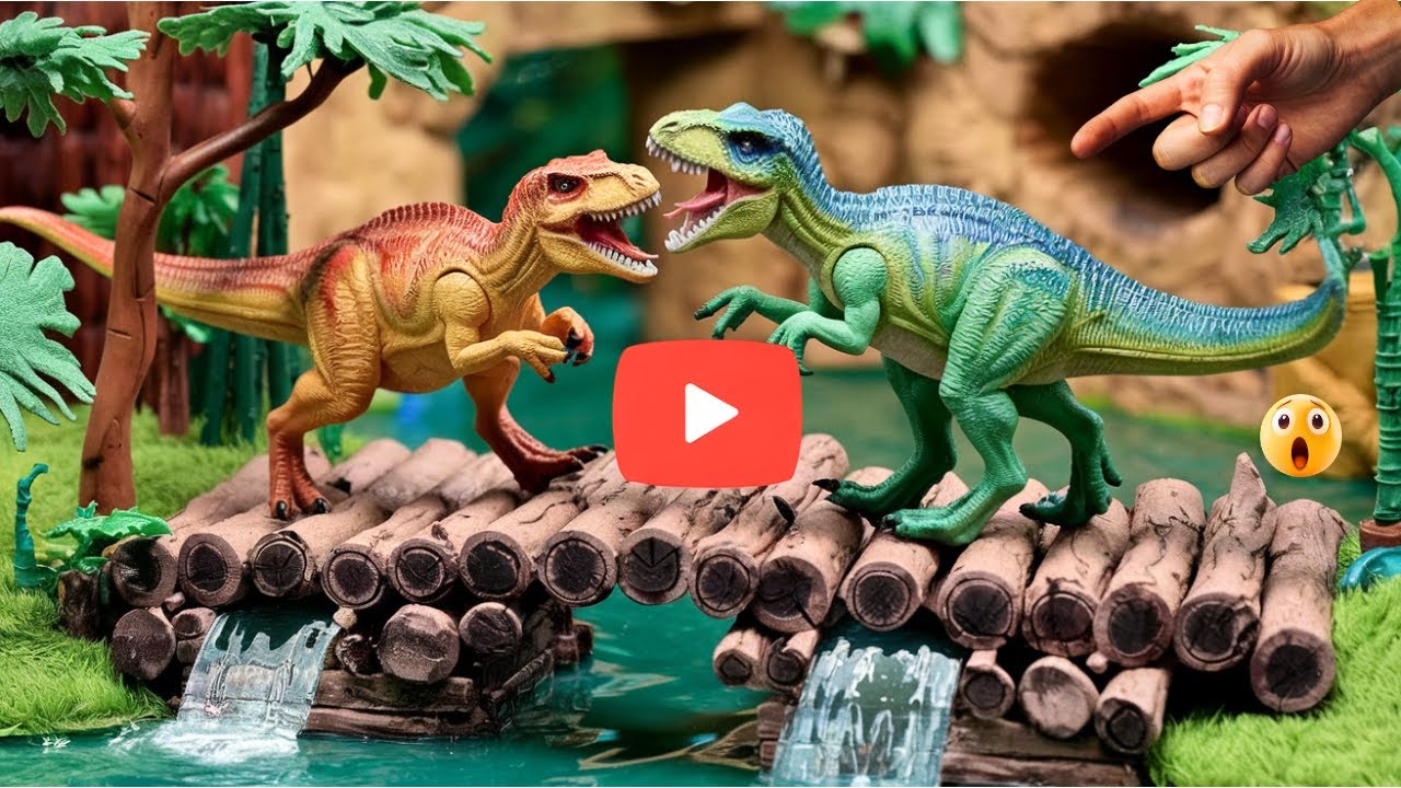 Best dinosaur fight video.Fierce dinosaur attacking scene. Dinoworld ...