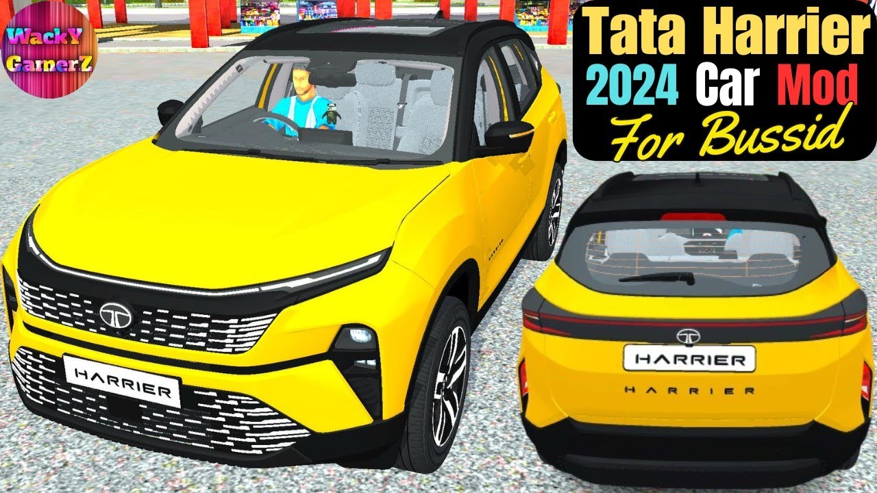 TATA HARRIER 2024 Car Mod For Bussid - WackY GamerZ - YouTube