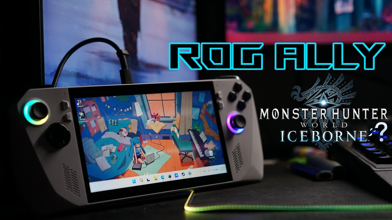 ASUS ROG Ally : MONSTER HUNTER WORLD: ICEBORNE GAMING TEST [No ...