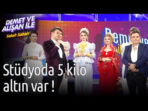 Demet ve Alişan ile Sabah Sabah | Stüdyoda 5 Kilo Altın Var !