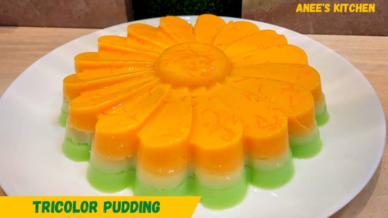 3 ചേരുവ കൊണ്ട് tricolour pudding|| Independence day special ||Tricolour ...