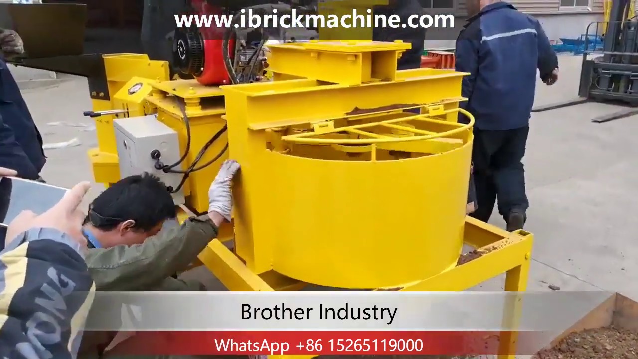 M7MI Twin hydraform interlocking brick making machine - YouTube