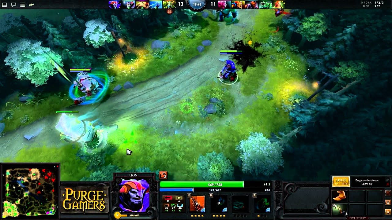 Dota 2: Purge plays Lion - YouTube