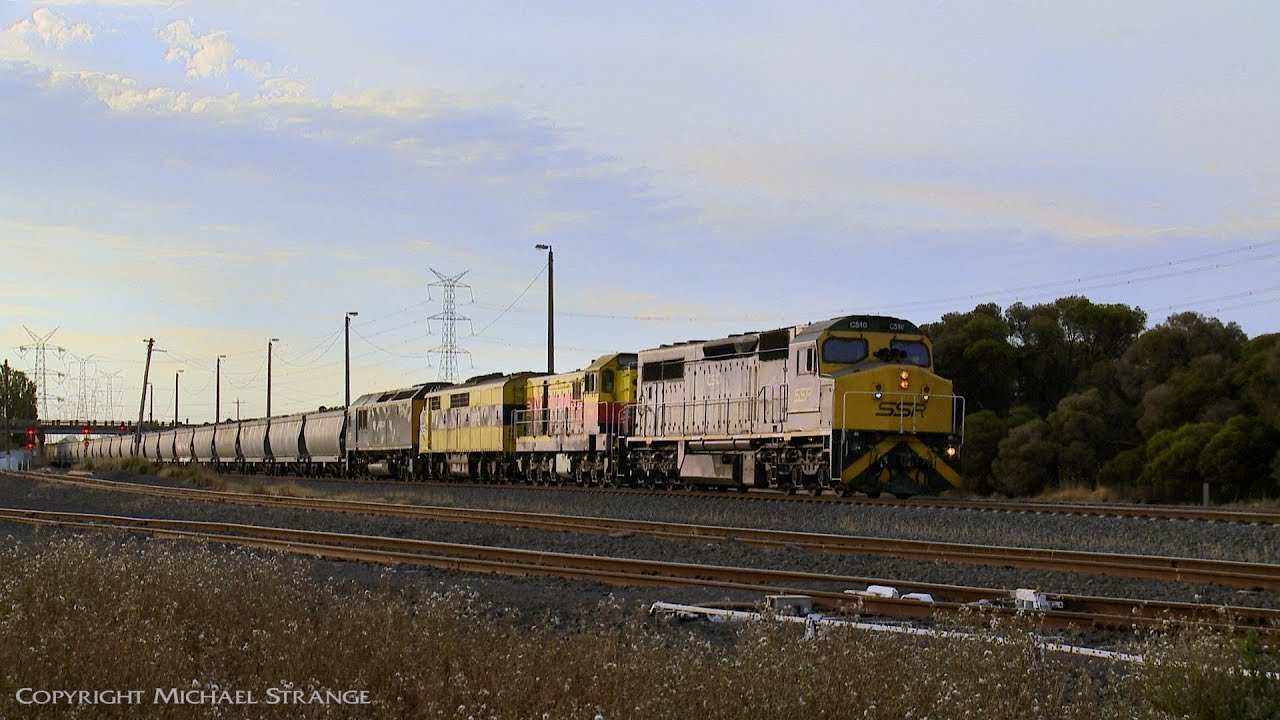 7KS7 Southern Shorthaul Railroad (SSR) Grain Train - PoathTV Australian ...