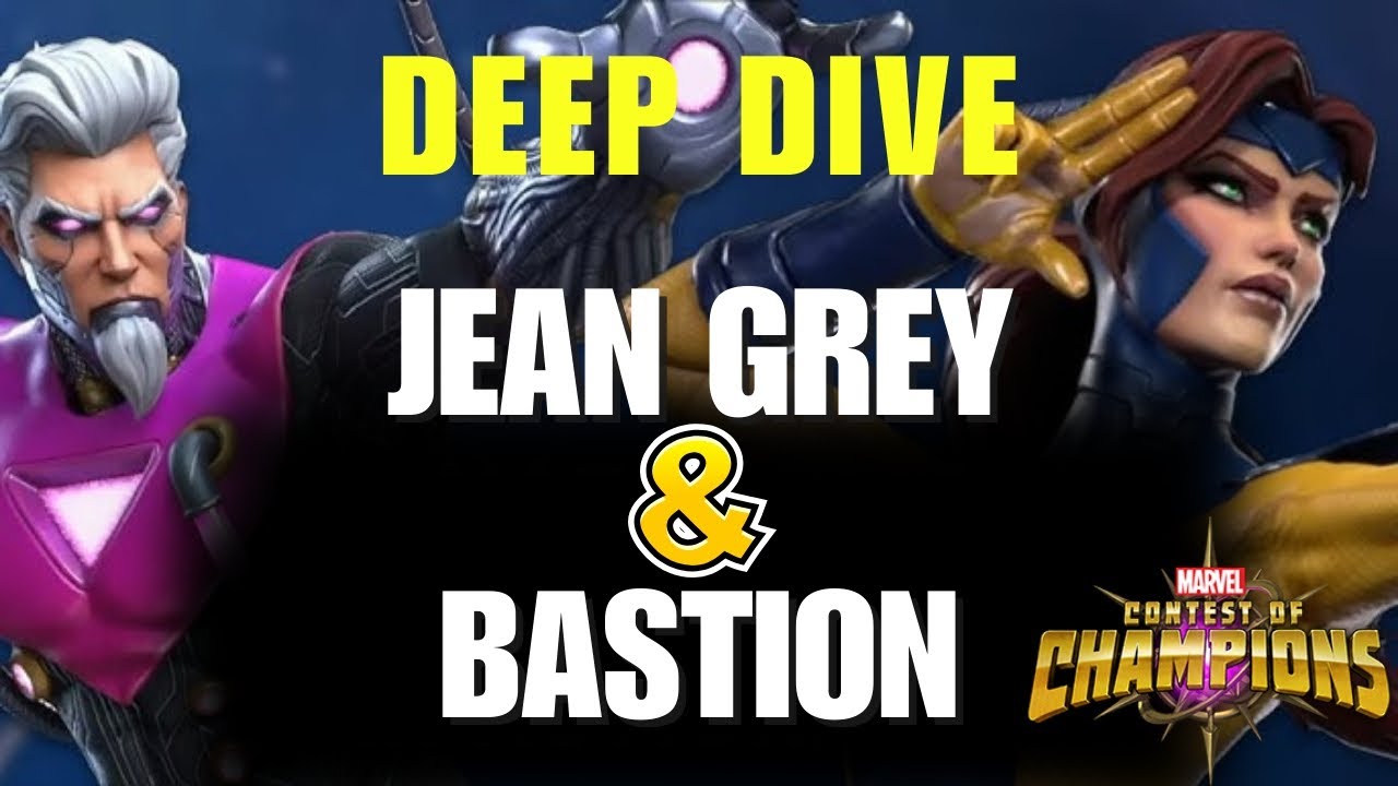 Jean Grey and Bastion | New Champions Deep Dive | MCOC - YouTube