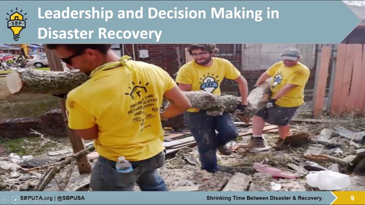 Leadership in Disaster Recovery Webinar – For State and Local ...
